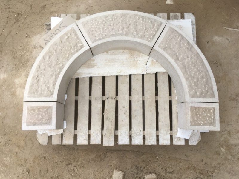 Solid Stone Window Arch Restoration ~ Architectural Paving & Stone