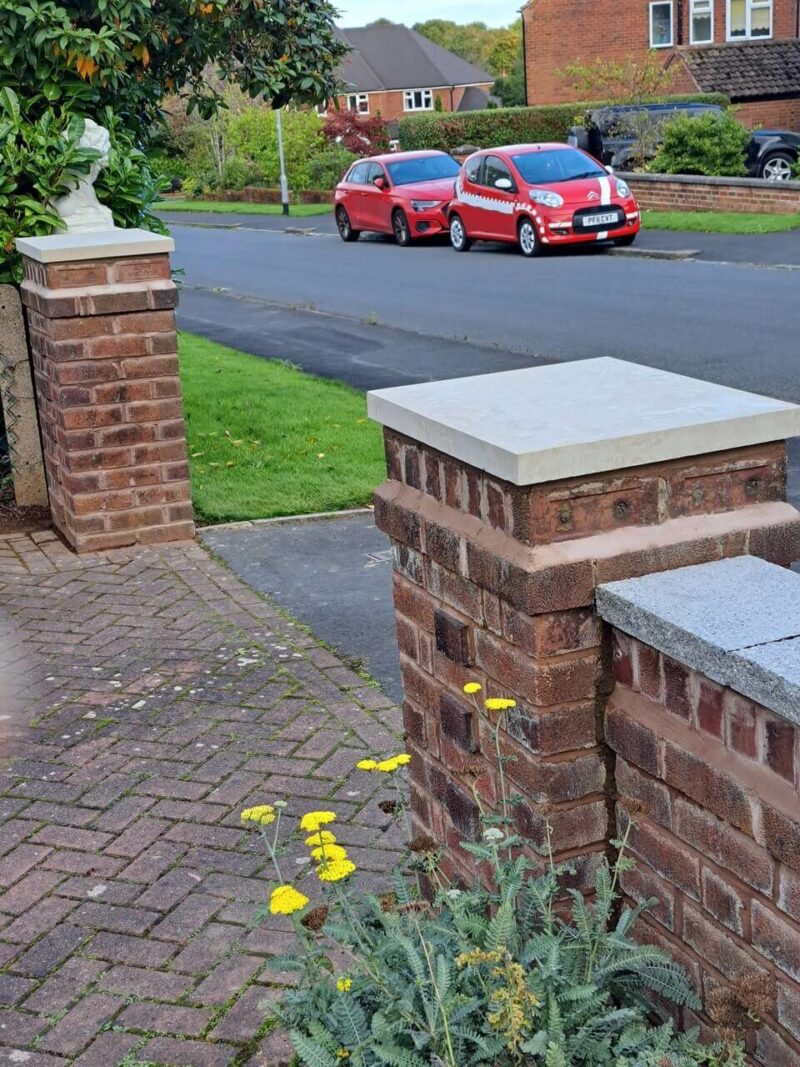 Gate Pier Caps Pair ~ Architectural Paving & Stone