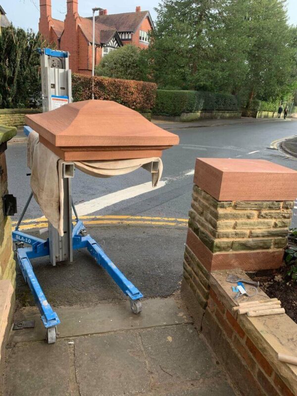 Gate Post Pier Cap Projects ~ Architectural Paving & Stone